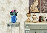 China Soundproof Modern Removable Wallpaper / Contemporary Bathroom Wallpaper With Beige Color for sale