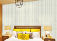China Modern Striped Non Woven Wallpaper For Entertainment / Administration , SGS CSA Approval for sale