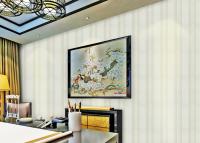 China Modern Striped Non Woven Wallpaper For Entertainment / Administration , SGS CSA Approval for sale