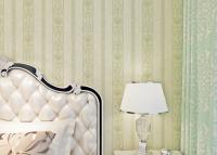China Stripped Non woven Wallpaper For House Decoarion , Bronzing Surface Treatment for sale