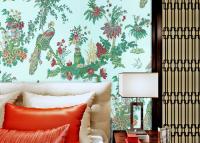 China 0.53*10m Waterproof Country Style Wallpaper For Bedding Room , Non Woven Materials for sale