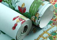 China 0.53*10m Waterproof Country Style Wallpaper For Bedding Room , Non Woven Materials for sale