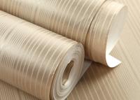 China High End Striped Removable Luxury Modern Wallpaper For Living Room , Non Woven Paper for sale