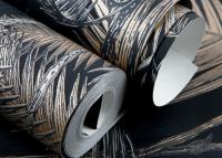 China Household Modern Flocked Wallpaper For Bedroom Walls , Non Woven Materials for sale