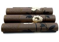 China Floral Interior House Decoration Wallpaper With Non Woven Materials , Brown Color for sale