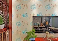 China Chinese Style Vintage Inspired Wallpaper / Moisture Resistant Wallpaper High Grade for sale