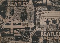 China Vintage Style Modern Lounge Wallpaper 0.53*10M , Sitting Room Wallpaper With English Letters for sale