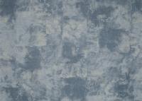China Modern 0.53*10m Living Room Embossed Blue Non-woven Wallpaper for sale