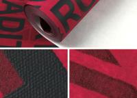 China Red Color English Words House Decoration Modern Removable Wallpaper for sale