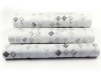 China Non-woven White Color Modern Removable Wallpaper For the Beddingroom for sale