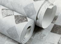 China Non-woven White Color Modern Removable Wallpaper For the Beddingroom for sale
