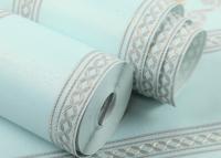 China 0.53*10M Soundproof Country Style Wallpaper For Home Decoration , Flower Wall Covering for sale