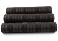 China Administration Luxury Black Velvet Flock Wallpaper Soundproof With Modern Style for sale
