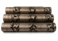 China Household TV Background Classic Design Wallpaper Velvet Wallcovering European Style for sale
