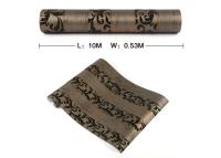 China Household TV Background Classic Design Wallpaper Velvet Wallcovering European Style for sale