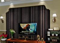 China Administration Luxury Black Velvet Flock Wallpaper Soundproof With Modern Style for sale