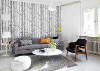 China Vantage Birch Tree Contemporary Wall Coverings / Wallpaper for Living Room  0.53*10M for sale
