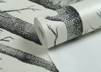 China Vantage Birch Tree Contemporary Wall Coverings / Wallpaper for Living Room  0.53*10M for sale