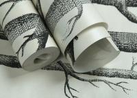 China Vantage Birch Tree Contemporary Wall Coverings / Wallpaper for Living Room  0.53*10M for sale