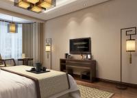 China Non - woven Pure Beige Contemporary Wall Coverings for Bedroom , Hotel for sale