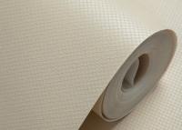 China Non - woven Pure Beige Contemporary Wall Coverings for Bedroom , Hotel for sale