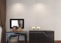 China Silver Vinyl Contemporary Wallcovering With Embossed , Bronzing Surface Treatment for sale
