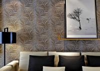China Embossed 3D Home Wallpaper Wall Coverings with Removable Vinyl Material 0.53*10M for sale