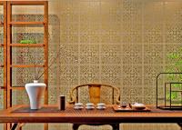 China High Range Beige Bronzing Contemporary Bedroom Wallpaper Non Woven Wallcovering for sale