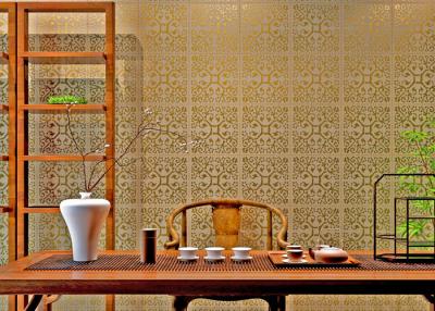 China High Range Beige Bronzing Contemporary Bedroom Wallpaper Non Woven Wallcovering for sale