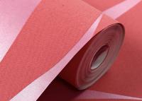 China Heat Insulation Home Wallpaper / Contemporary Red Wallpaper For Sitting Room for sale