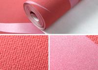 China Heat Insulation Home Wallpaper / Contemporary Red Wallpaper For Sitting Room for sale