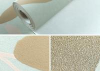 China Green Leaf Pattern Contemporary Wall Coverings Soundproof For Children Study Room for sale