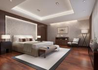 China Embossed Living Room 3D Home Wallpaper with Symmetrical Floral Pattern , CSA approved for sale
