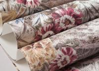 China Embossed Small Flower Pattern Wallpaper For Living Rooms , Vintage Flowered Wallpaper for sale