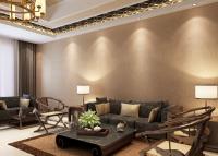 China Embossed 3D Home Wallpaper , Contemporary Home Interior Wallpaper with Vinyl Coated Paper for sale