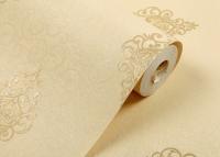 China Damask Pattern Contemporary Bedroom Wallpaper European Style For Study Room for sale