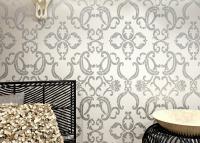 China Custom Retro Vintage Wallpaper for Room Decor / Luxury Non Woven Wallcovering for sale