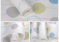 China Blue And White Self Adhesive Wallpaper , Home Decoration Wallpaper Non Woven Material for sale