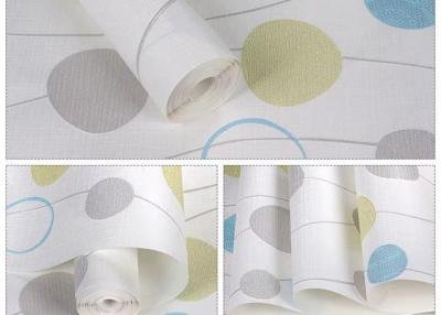 China Blue And White Self Adhesive Wallpaper , Home Decoration Wallpaper Non Woven Material for sale