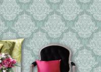 China Embossed 1.06m Korean Wallpaper / Soundproof Living Room Modern Wallpaper , Country Style for sale