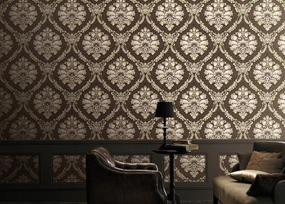 China Classical 1.06m Home Decoration Wallpaper Korean Style With Damsk Pattern , Eco Friendly for sale
