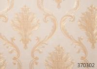 China 0.53*10M Living Room PVC Removable Wall Coverings With Red And Gold Color , ISO SGS for sale