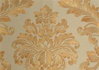 China Modern Style PVC Damask Low Price Wallpaper for Office / House Decoration , SAC CE for sale