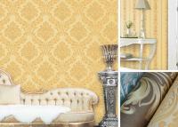China Modern Style PVC Damask Low Price Wallpaper for Office / House Decoration , SAC CE for sale