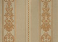 China Washable Classic Striped Floral Wallpaper , Vinyl Material Durable Wall Coverings for sale