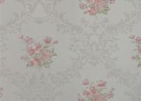 China PVC 3D Cheap Discount Wallpaper / Country Style Wallpaper With Rose Pattern , 0.53*10M for sale