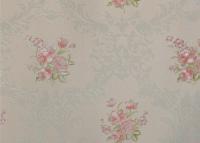 China PVC 3D Cheap Discount Wallpaper / Country Style Wallpaper With Rose Pattern , 0.53*10M for sale