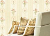 China Flowers Design Low Price Wallpaperwall For Home Decoration , Embossed Surface for sale