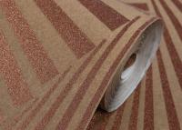 China Non - Woven Brown Moistureproof Modern Removable Wallpaper With Dropping Beads for sale