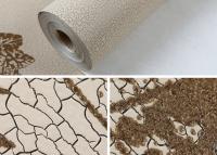 China Bronzing Modern Removable Wallpaper with Pottery Natural Crack for sale